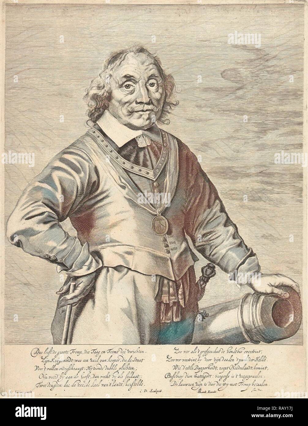 Portrait of Maarten Tromp Harpertsz, Anonymous, Allard, Jan Vos, 1648 ...