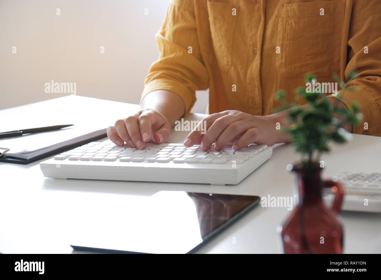 Typing in hi-res stock photography and images - Alamy