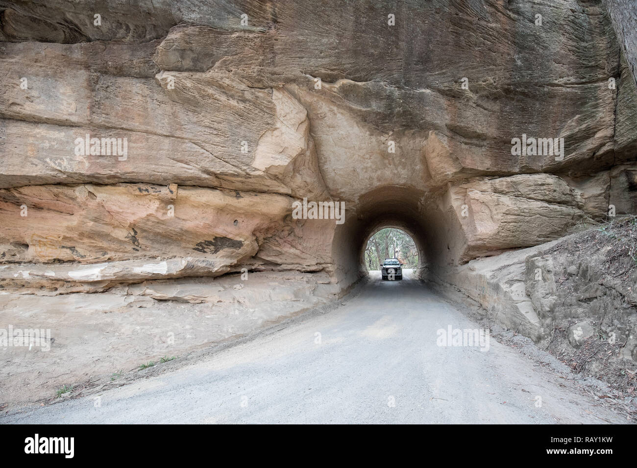 Wombeyan Caves road tunnel Stock Photo - Alamy