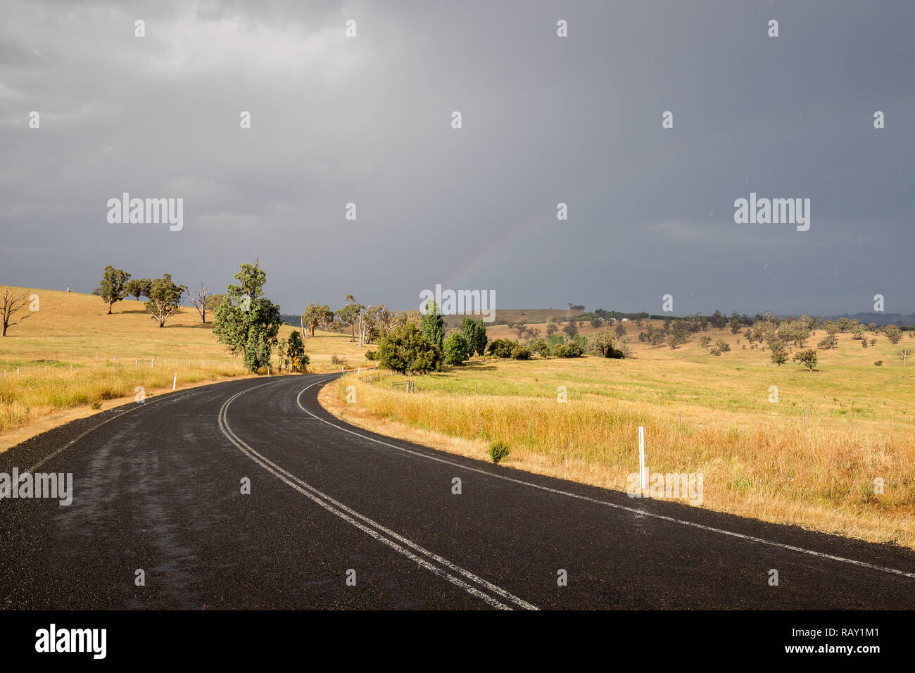 Country Road NSW Australia Stock Photo - Alamy