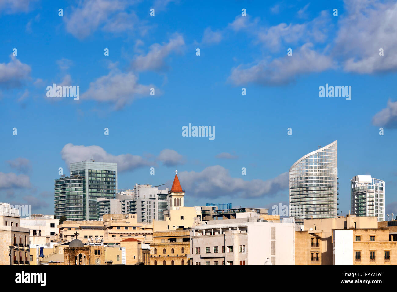 Panorama of Beirut, Lebanon. Beirut, Lebanon Stock Photo - Alamy