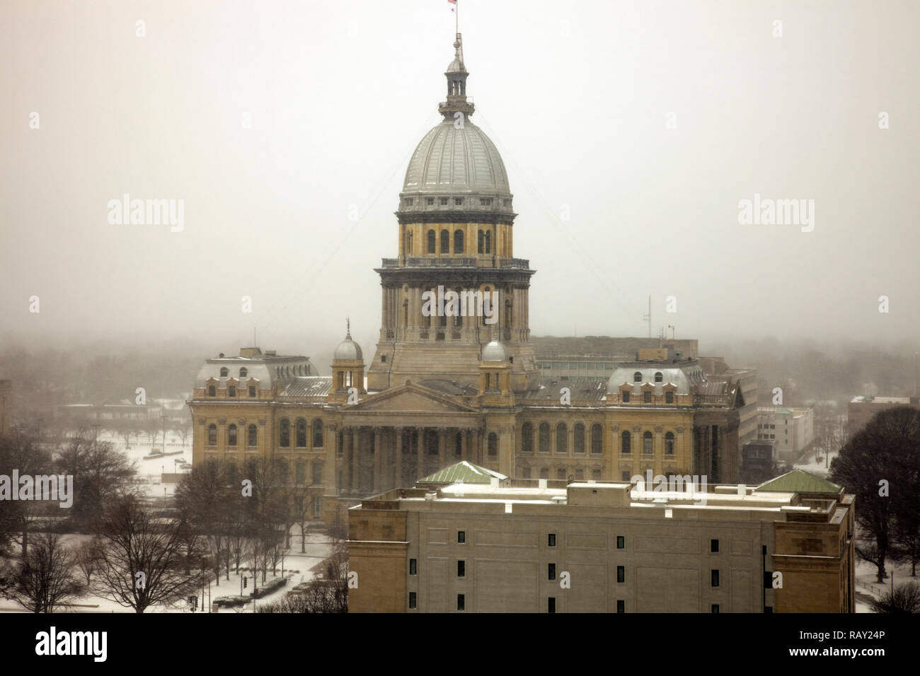 Springfield illinois skyline hi-res stock photography and images - Alamy