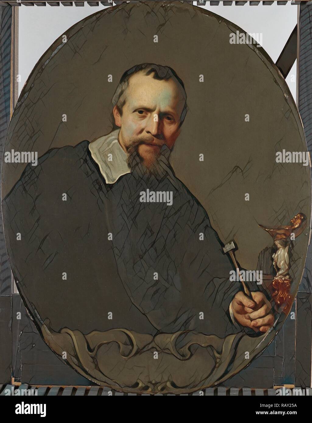 Portrait of Johannes Lutma, Jacob Adriaensz. Backer, 1638 - 1651 ...