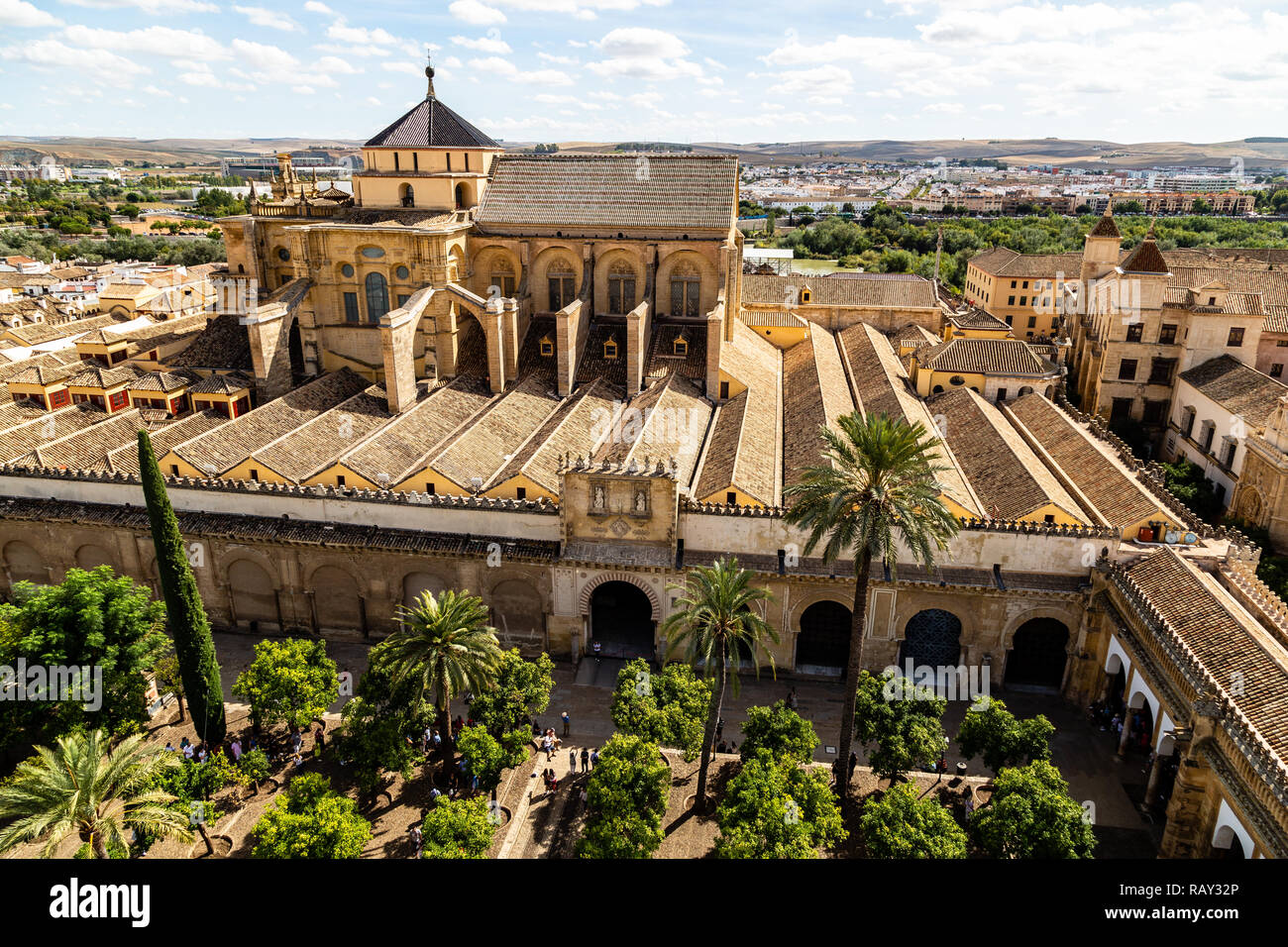 Mosque cathedral of córdoba aerial hi-res stock photography and images ...
