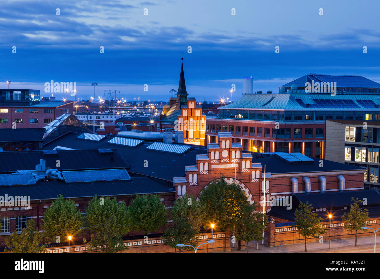 Malmo street night hi-res stock photography and images - Alamy
