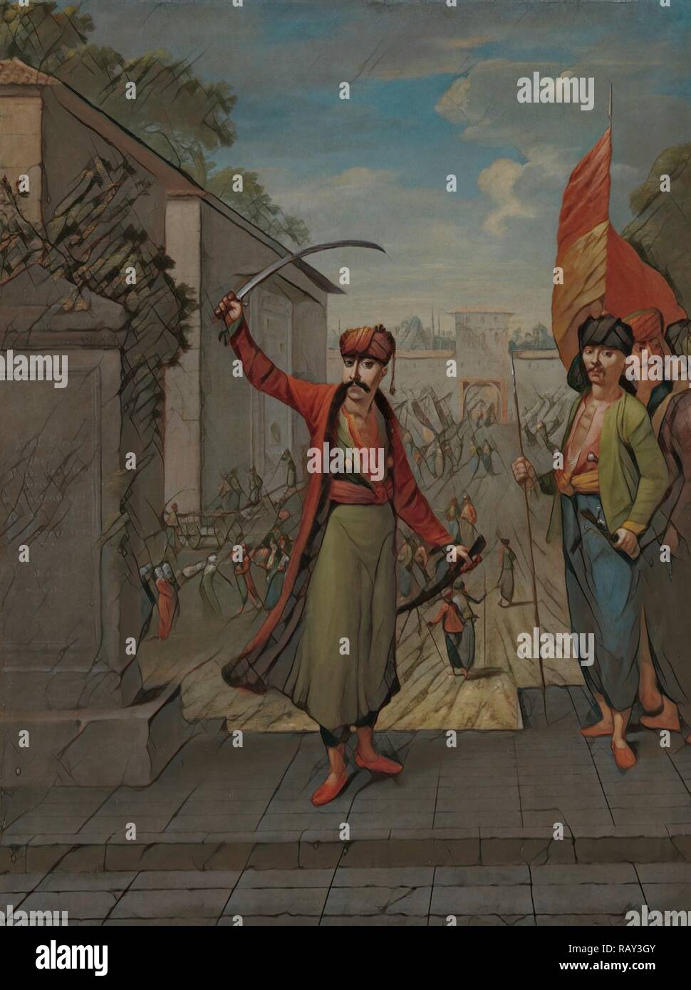 Patrona Halil, Jean Baptiste Vanmour, c. 1730 - c. 1737. Reimagined by ...