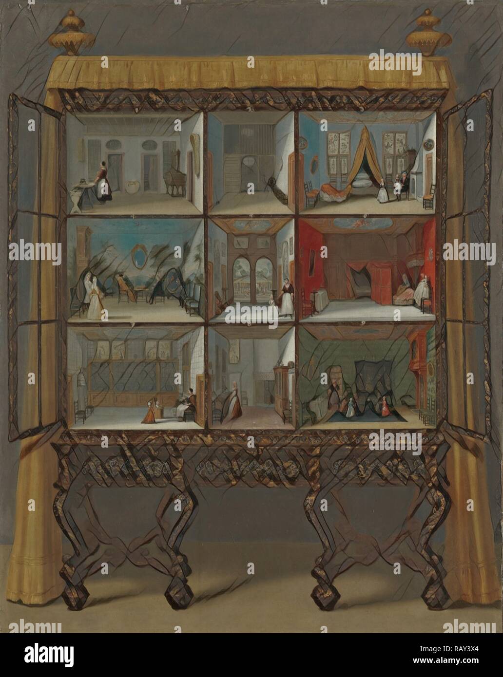 Dolls’ House of Petronella Oortman, Jacob Appel, I, c. 1710. Reimagined ...