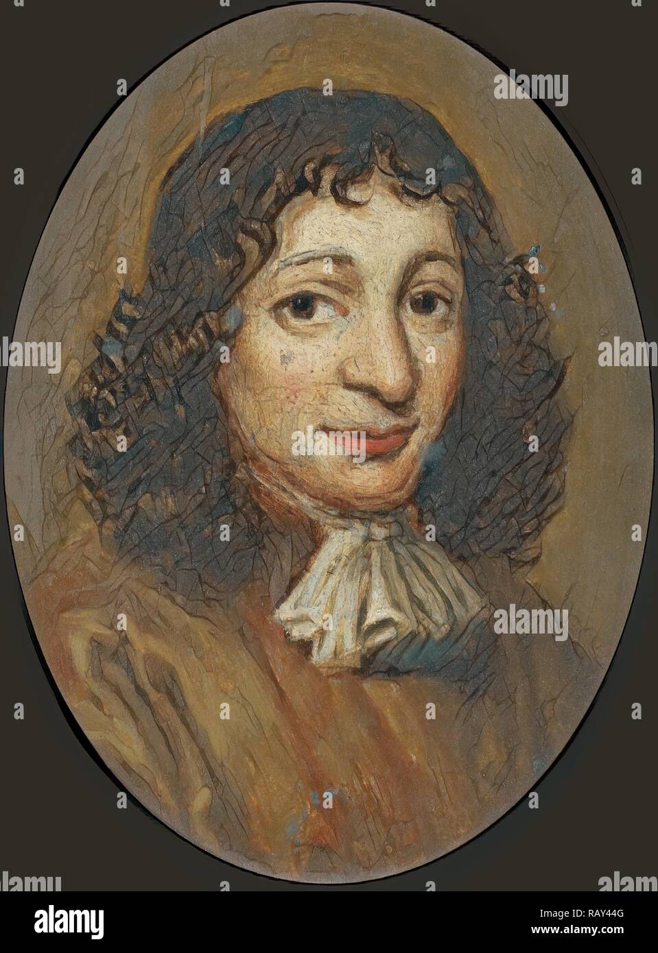 Portrait of a man, Johan Michaël Schmidt Crans, 1840 - 1907. Reimagined ...
