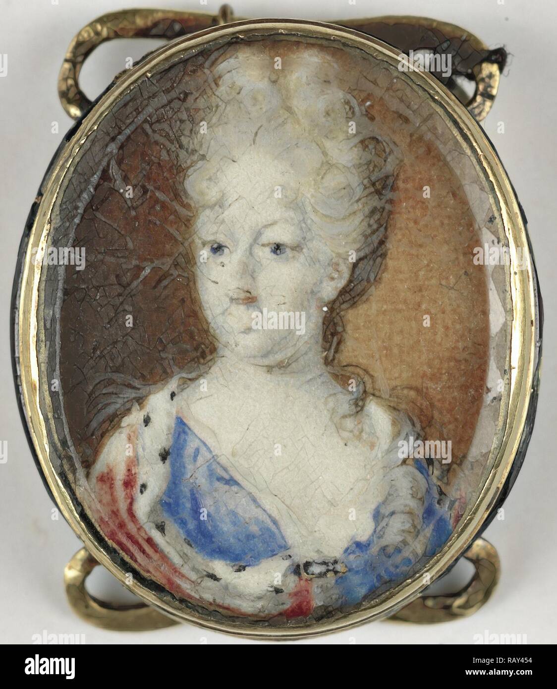Portrait of a woman, Anonymous, 1700 - 1720, Portrait miniature ...