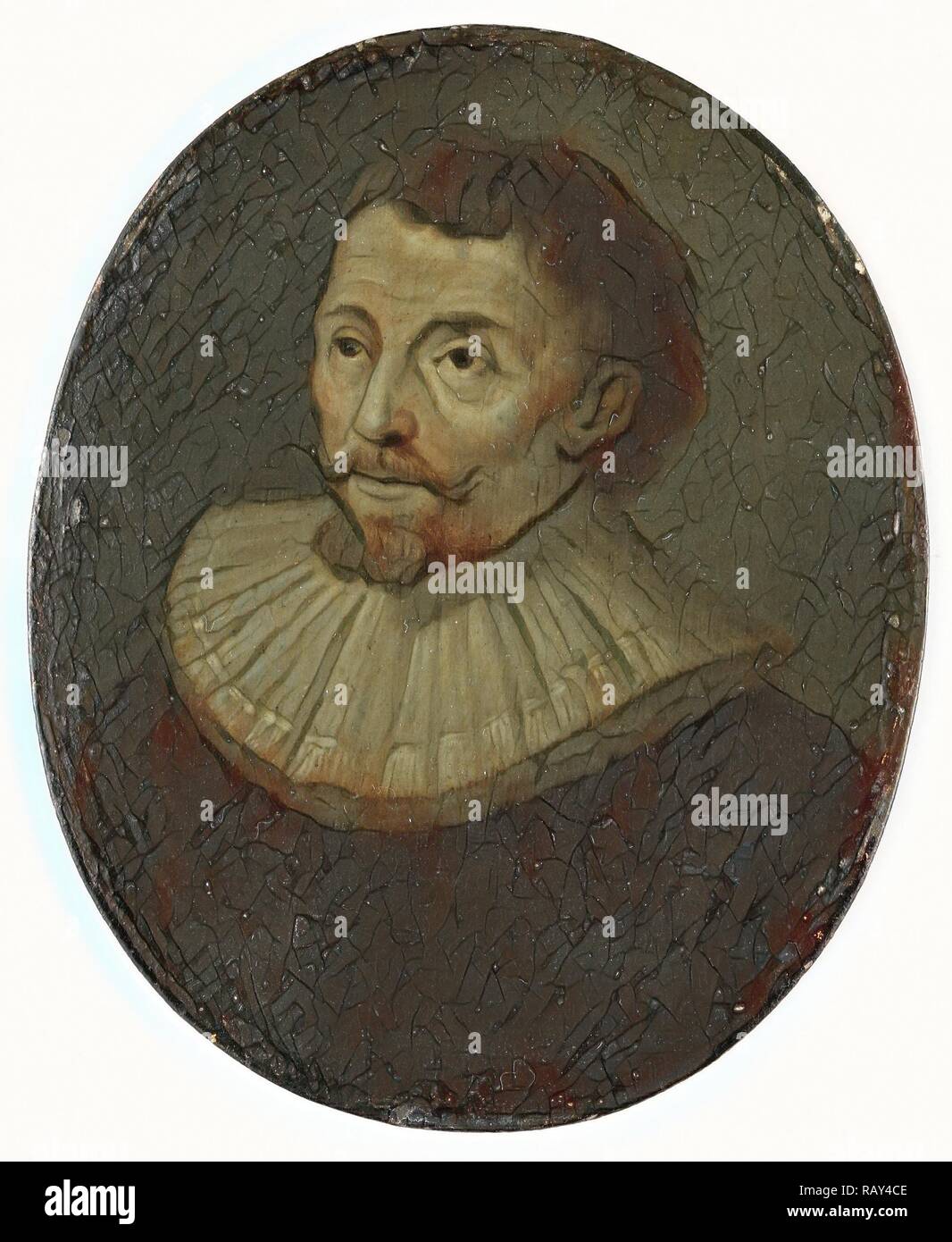 Portrait of Jan van der Rosieren, born 1581, Arnoud van Halen, 1700 ...