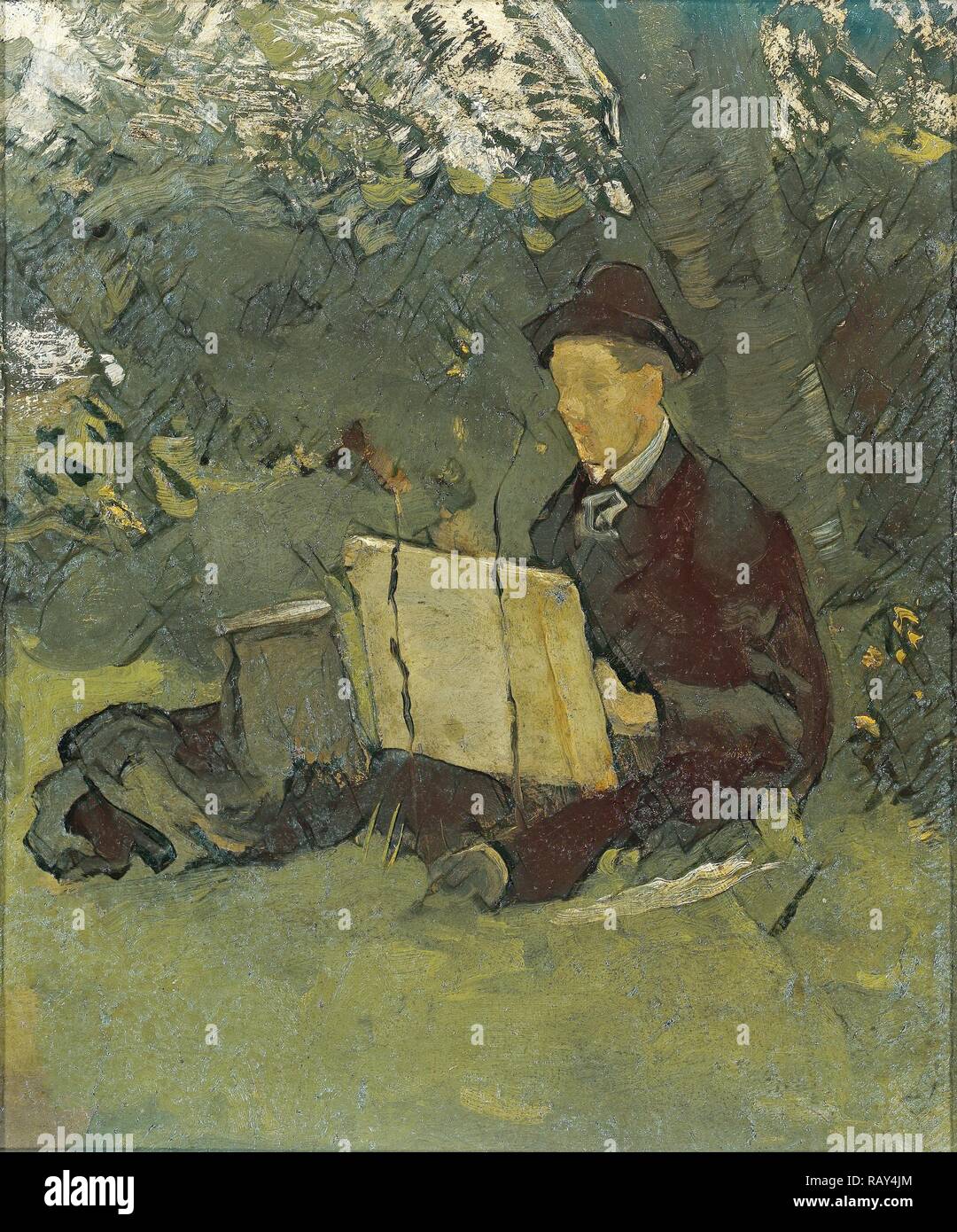 Jan Verkade, 1868-1946, painting under a tree 1891, Richard Roland ...