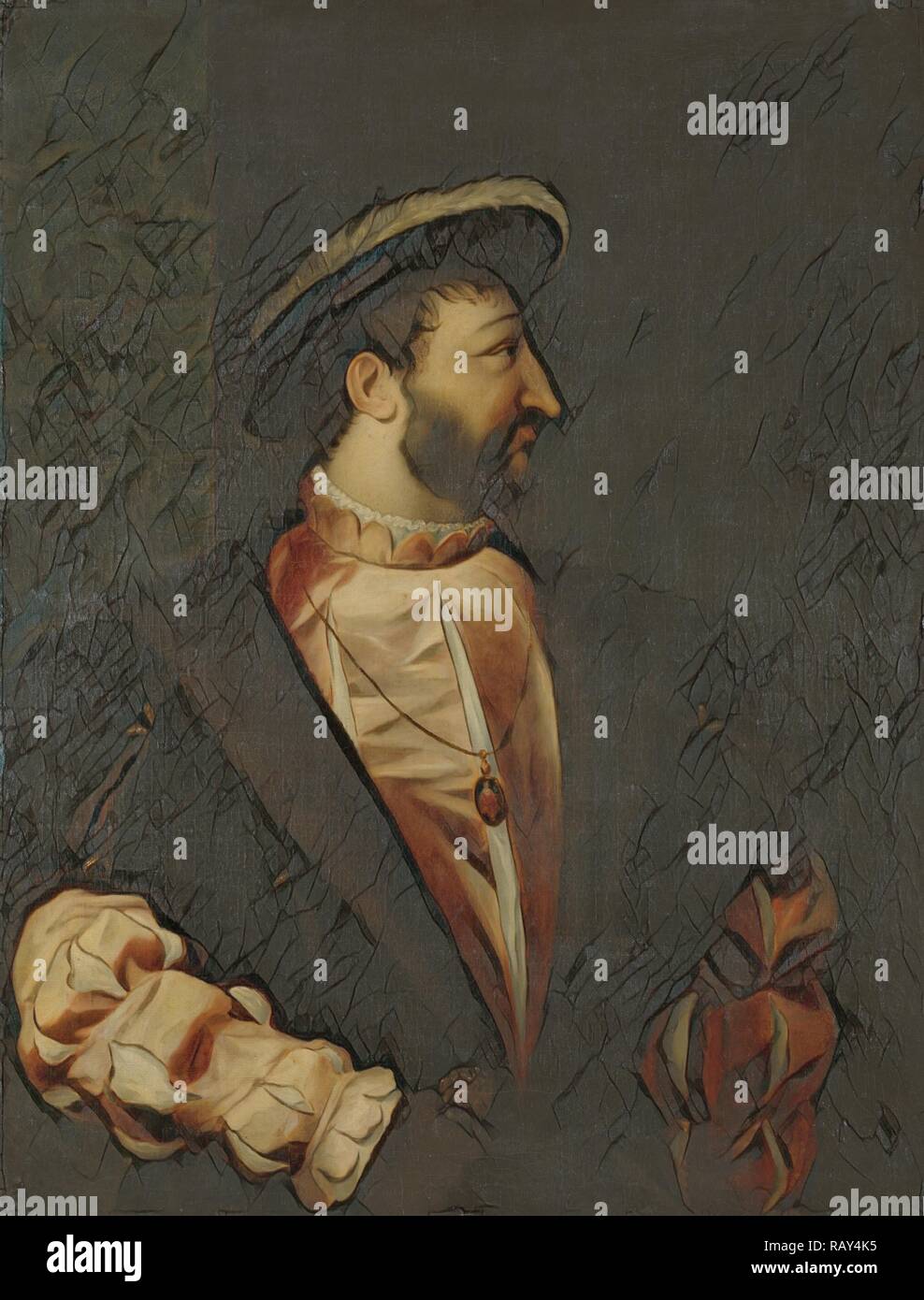 Portrait of Francis I, King of France, Benjamin Wolff, 1809. Reimagined ...