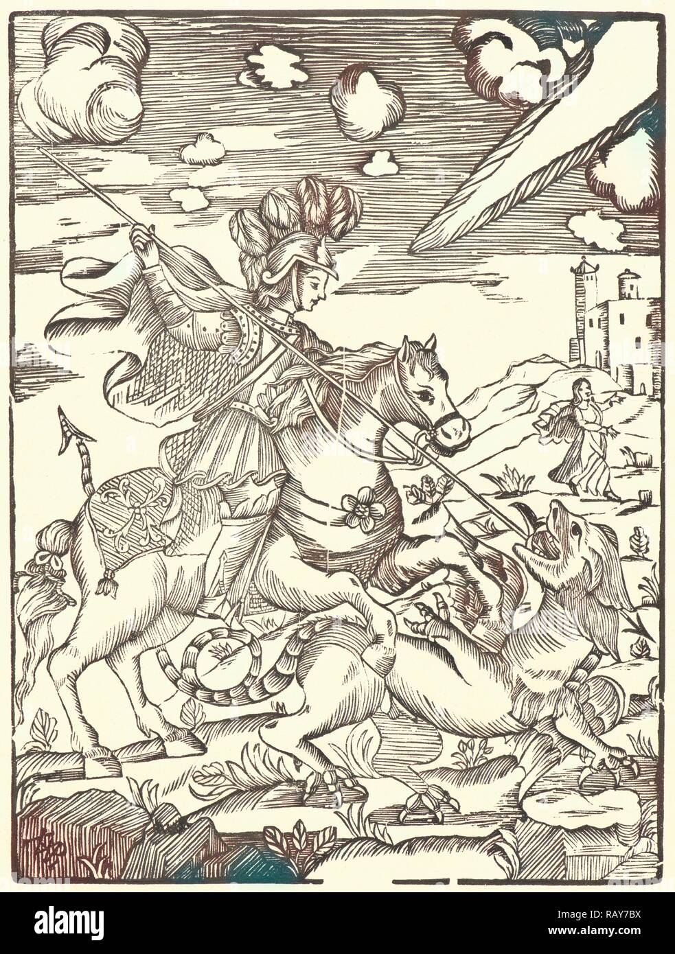 Anonymous (Italian). St. George Killing the Dragon, 16th century ...