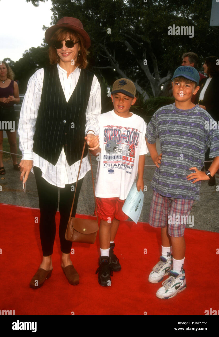 WESTWOOD, CA - JULY 24: Actress Anne Archer and son Jeffrey Tucker ...