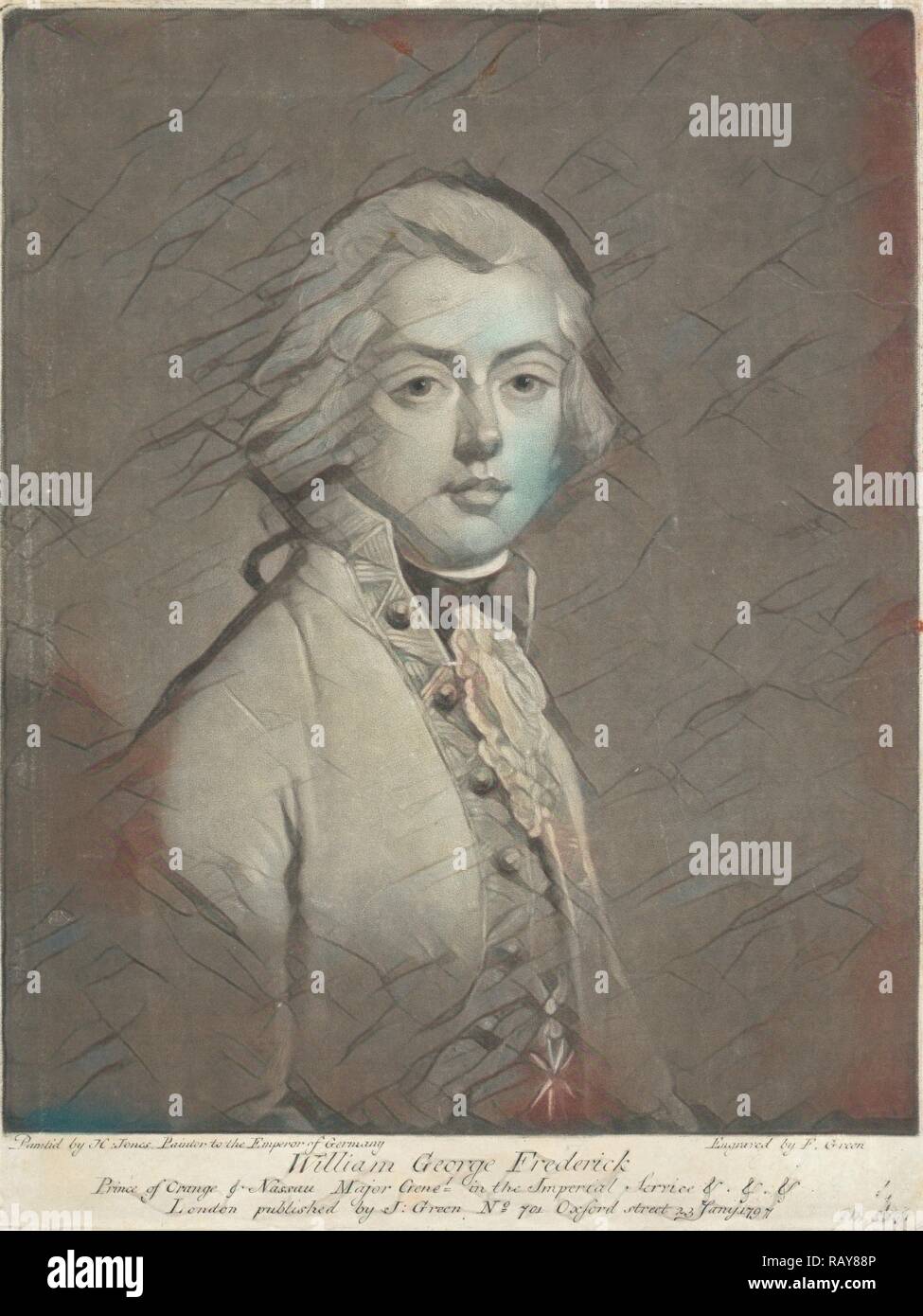 Portrait of Frederick, Prince of Orange-Nassau, F. Green, J. Green ...