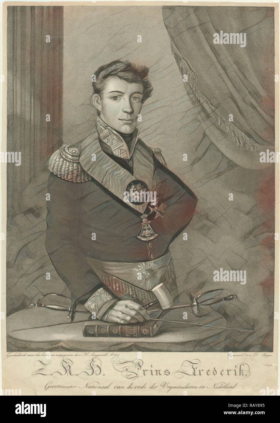 Portrait of Frederick, Prince of the Netherlands, Dirk Sluyter ...
