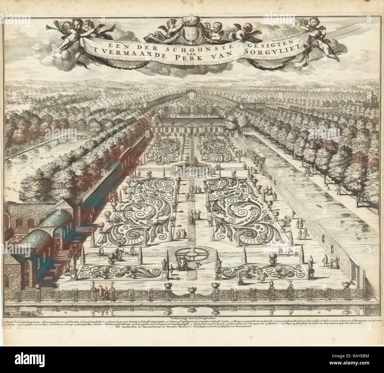 Parterre Garden at Zorgvliet, Johannes Jacobsz van den Aveele, Johannes ...