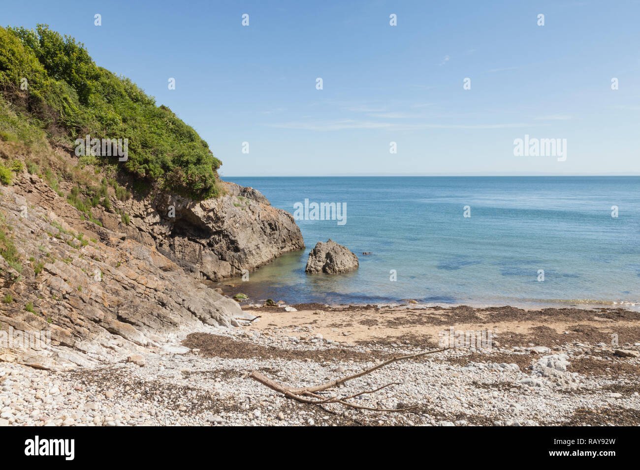 Brandy Cove, Gower Peninsula, Swansea, South Wales, UK Stock Photo - Alamy