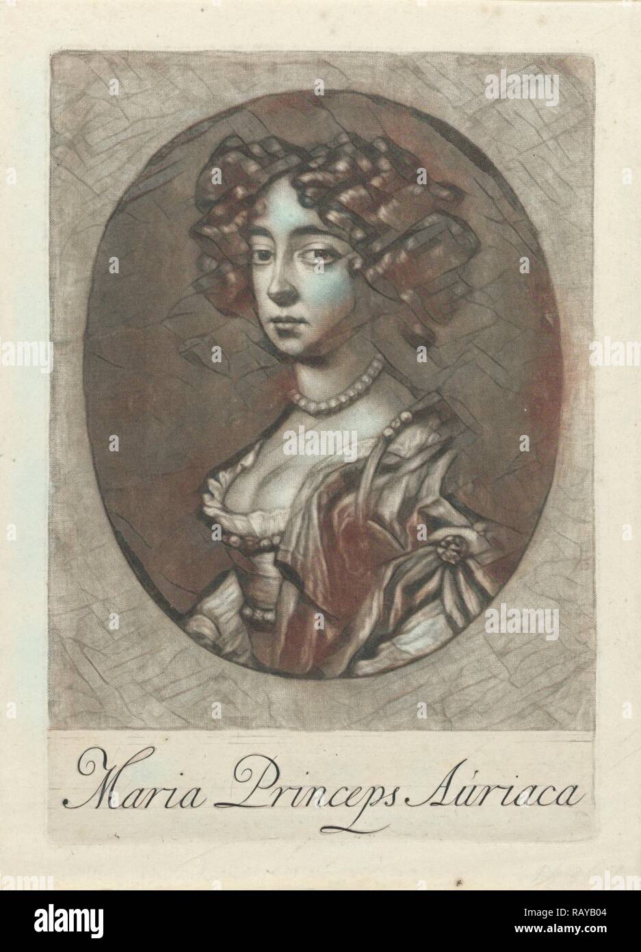 Portrait of Mary II Stuart, Jan Griffier (I), 1677 - 1718. Reimagined ...