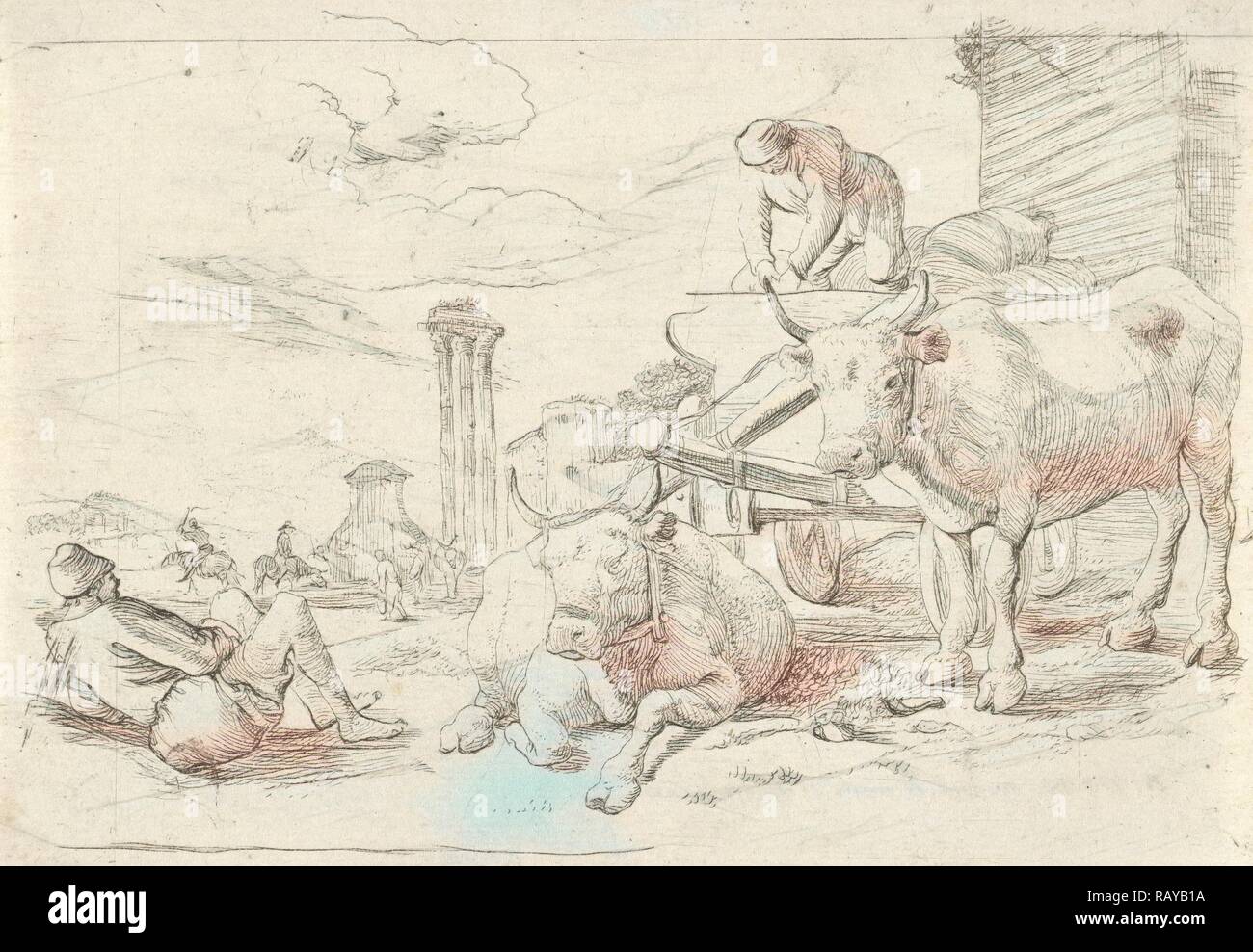 Roman ox cart hi-res stock photography and images - Alamy