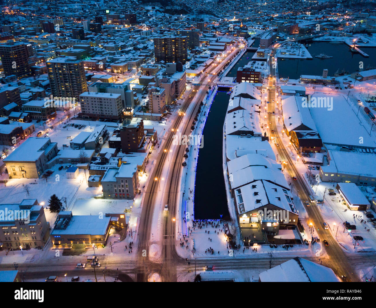 Otaru city view snow hokkaido hi-res stock photography and images - Alamy