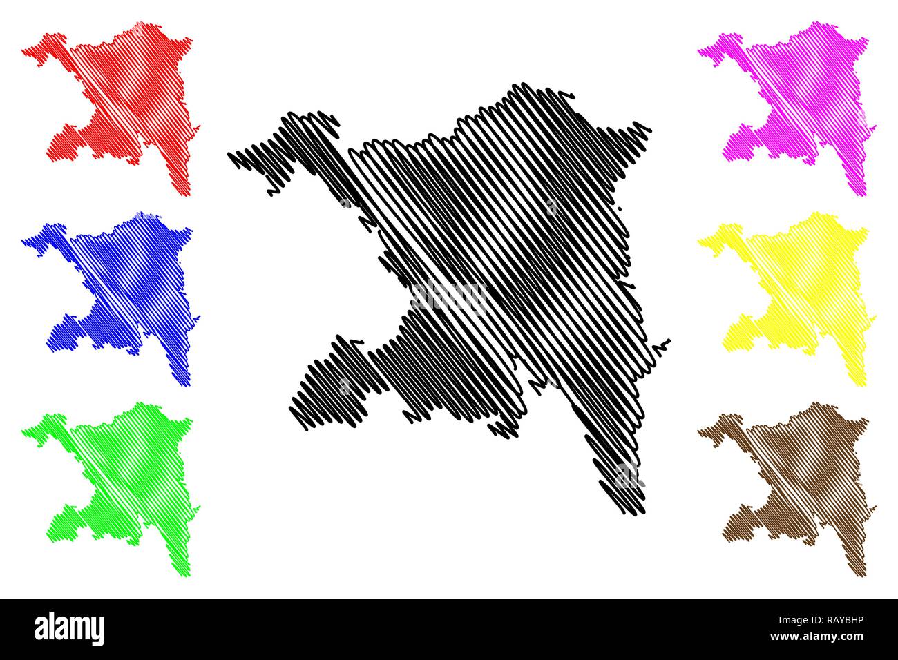 Aargau (Cantons of Switzerland, Swiss cantons, Swiss Confederation) map ...