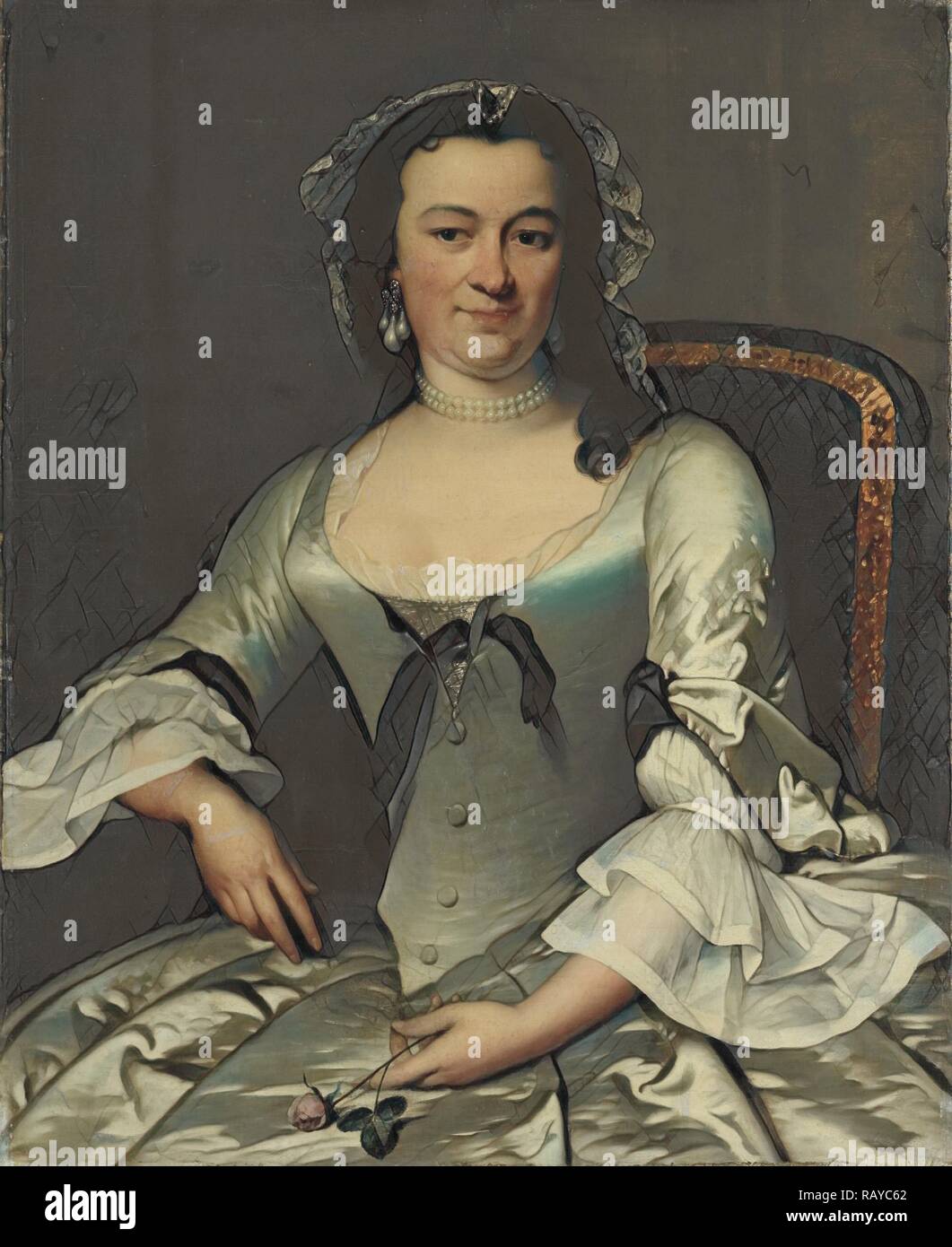 Portrait of Maria Henriëtte van de Pol, Wife of Willem Sautijn, Frans ...