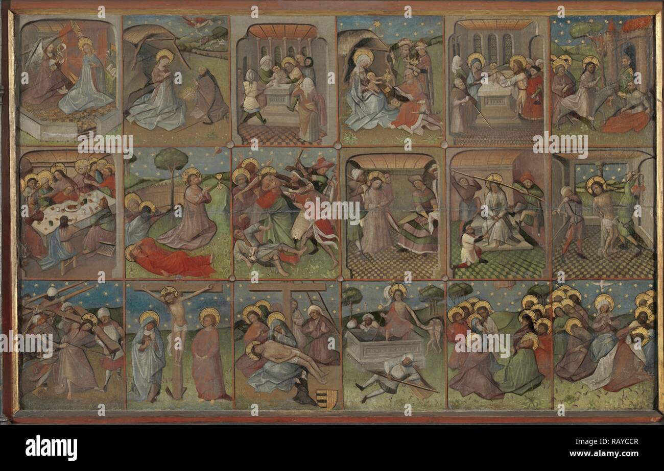 Scenes from the life of Christ, Anonymous, c. 1435. Reimagined by Gibon ...