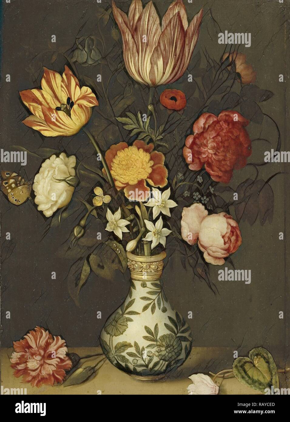 Still Life with Flowers in a Wan-Li Vase, Ambrosius Bosschaert, 1619 ...