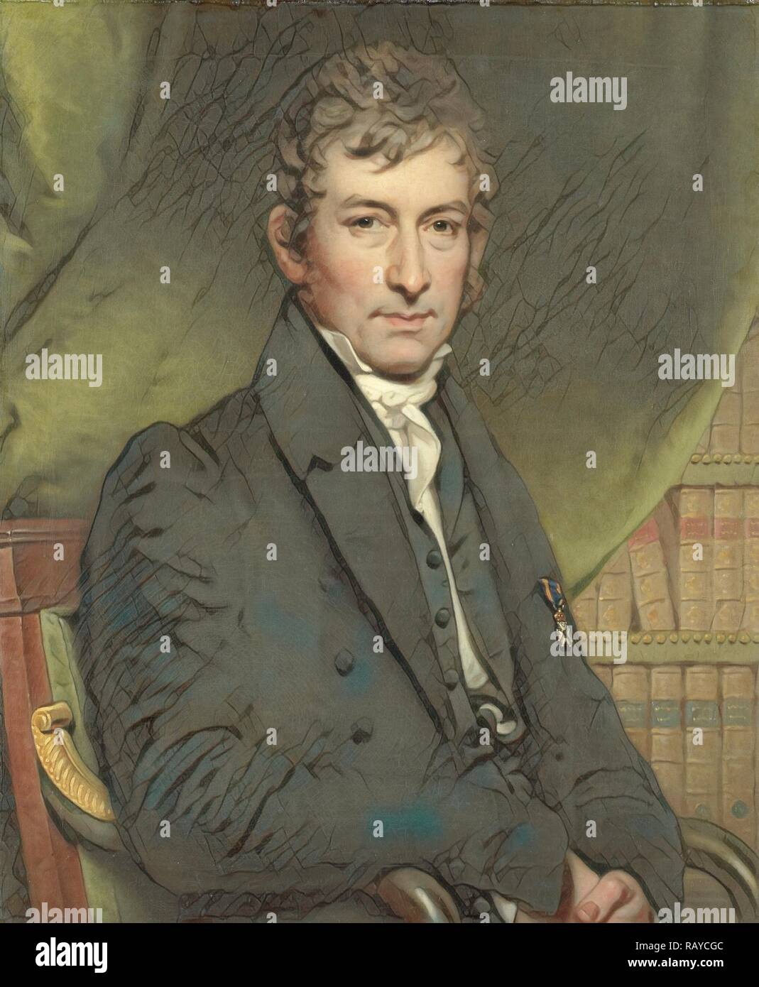 Portrait of Johan Fraser, Charles Howard Hodges, 1835. Reimagined by ...