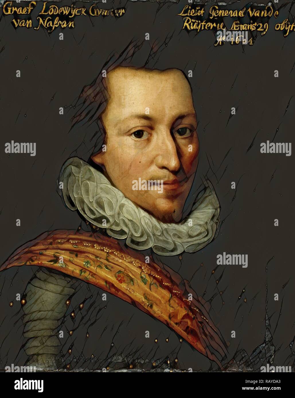 Portrait of Count Louis-Gunther of Nassau, workshop of Jan Antonisz van ...