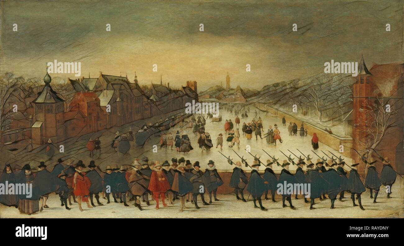 Stadtholder Maurice with his Bodyguard and Entourage at the Frozen ...