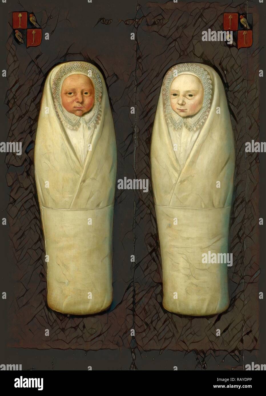 Portrait of Swaddled Twins: The Early-Deceased Children of Jacob de ...