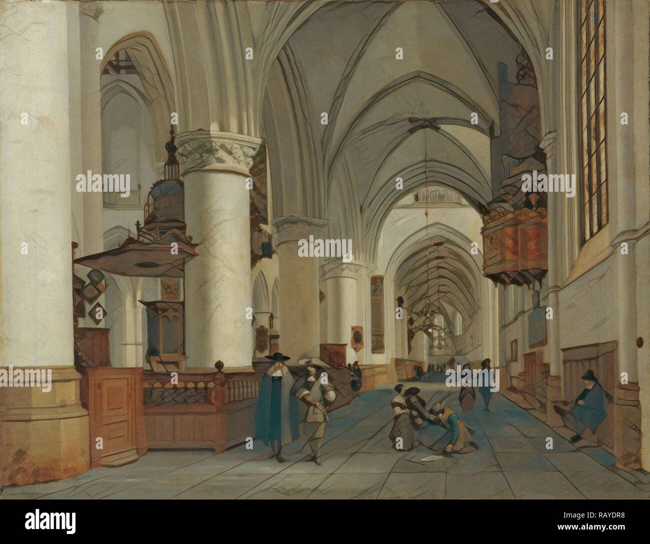 Interior of the grote kerk at haarlem hi-res stock photography and ...