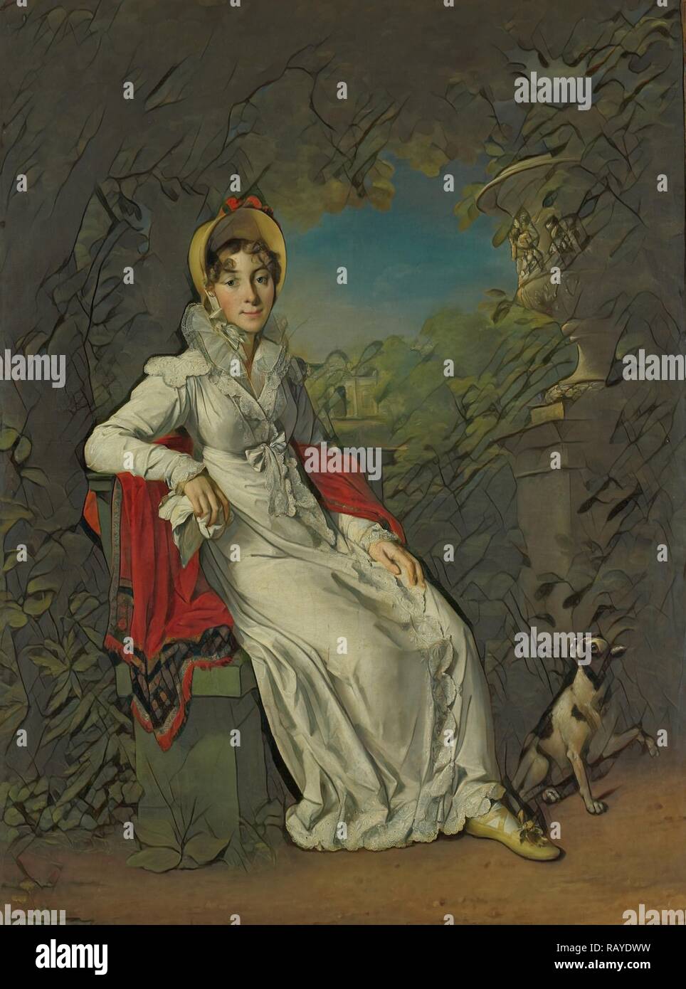 Portrait of Marie Caroline Ferdinande Louise de Naples, Wife of Charles ...