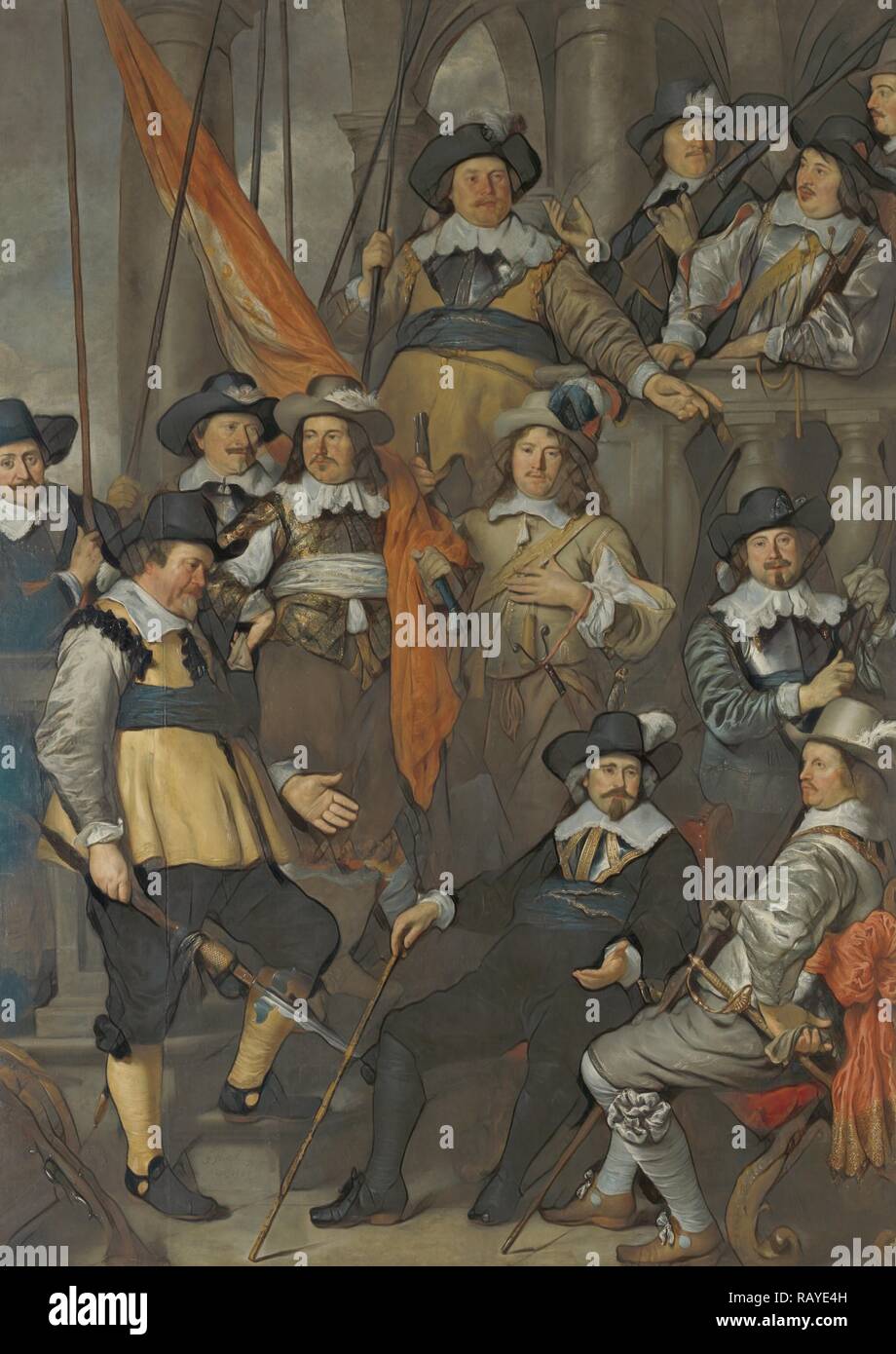 Company of Captain Albert Bas and Lieutenant Lucas Conyn, 1645, Govert ...