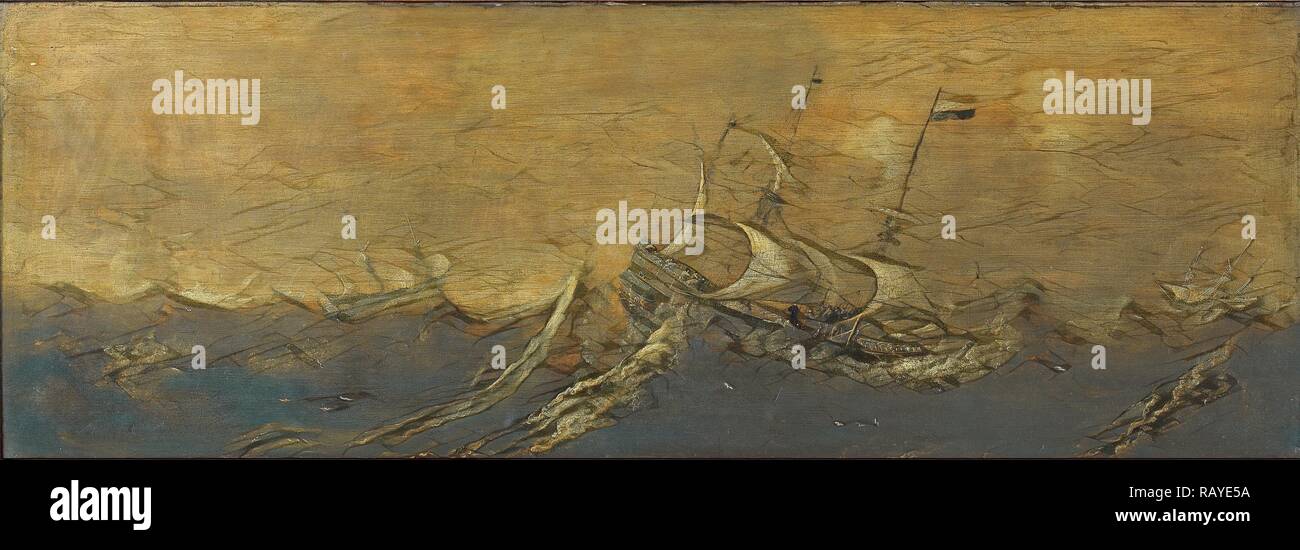 Ships in the Storm, attributed to Andries van Eertvelt, 1600 - 1652 ...