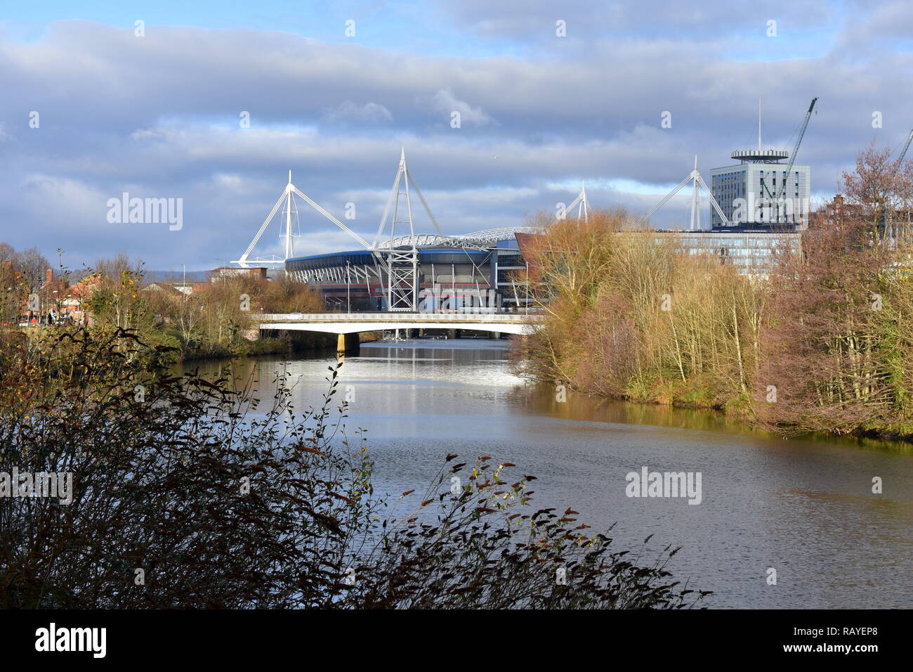 River taff bridge principality stadium hi-res stock photography and ...
