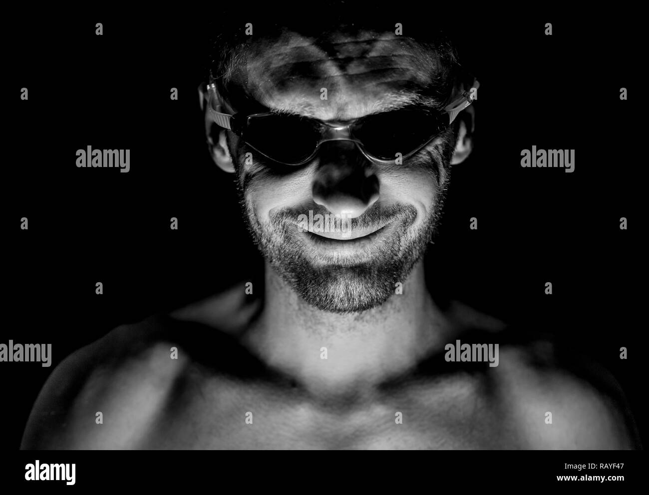 Black Man Smiling Creepily