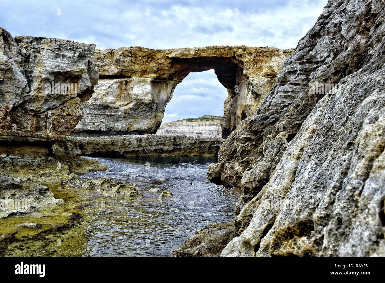 The Gozo Azure Window Stock Photo - Alamy