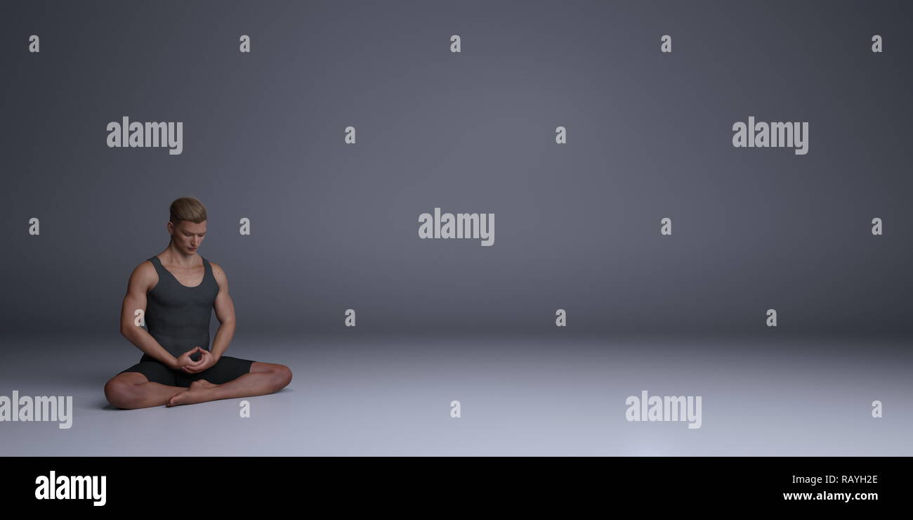 Zen Meditation Spiritual Peace Concept as Art Stock Photo - Alamy