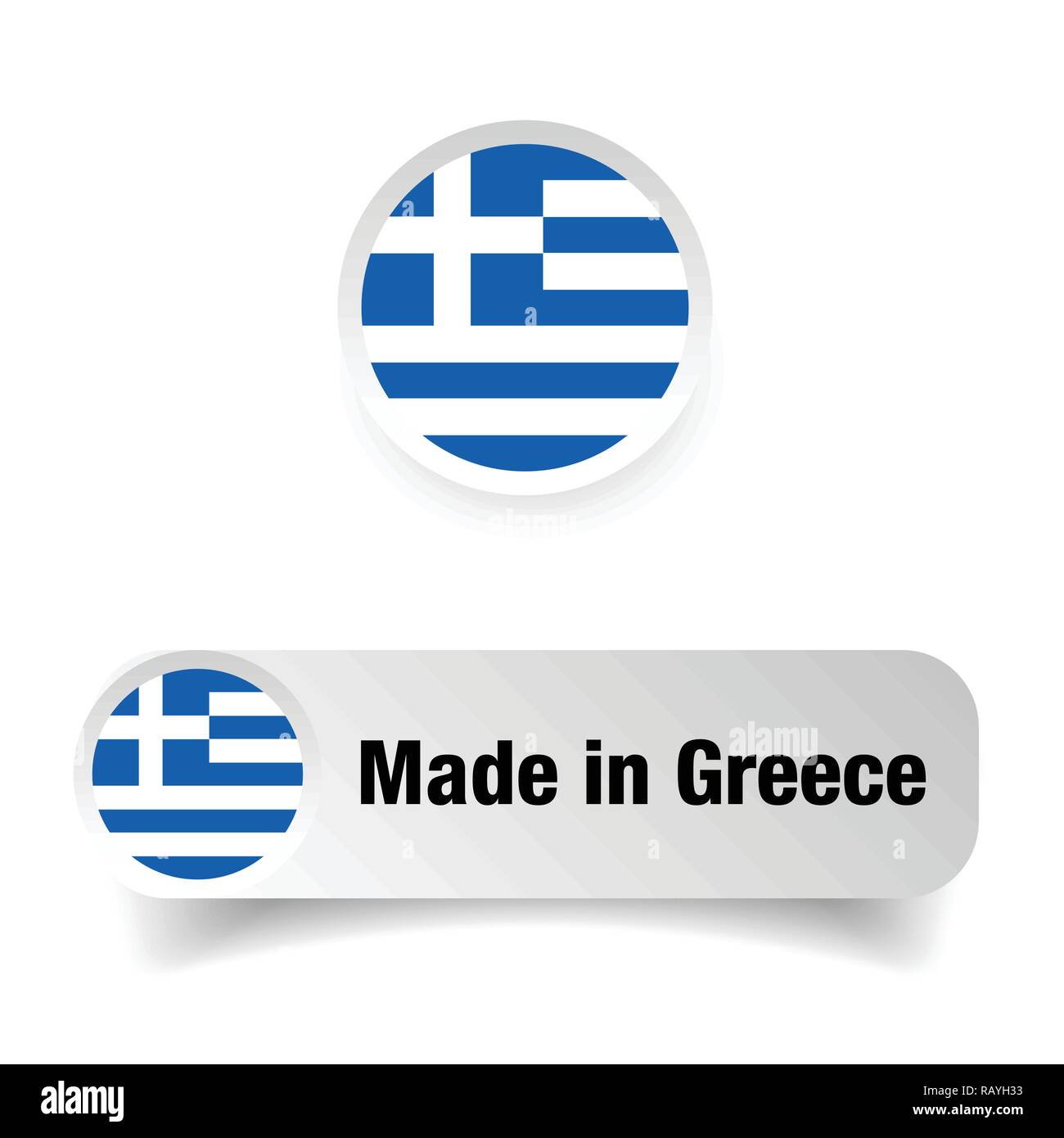 Made in Greece label vector Stock Vector Image & Art - Alamy