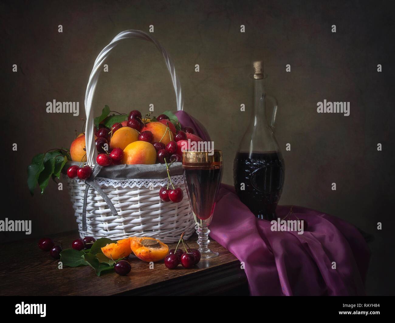Still life with fruits Stock Photo - Alamy