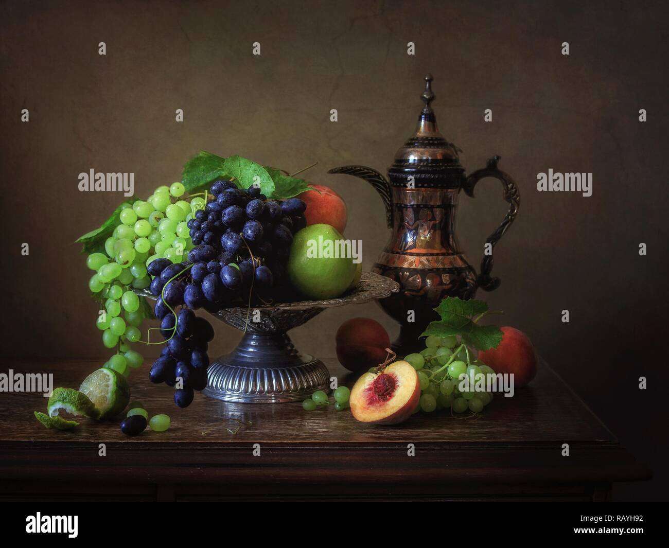 Still life with fruits Stock Photo - Alamy