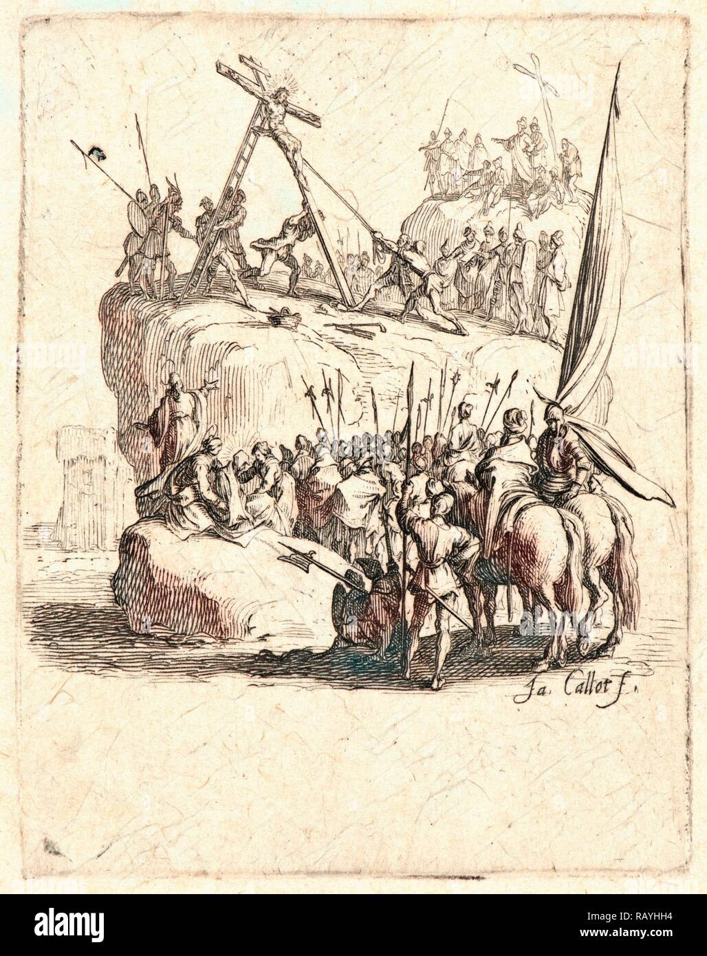 Jacques Callot (French, 1592 - 1635). Christ Is Pierced with a Lance ...