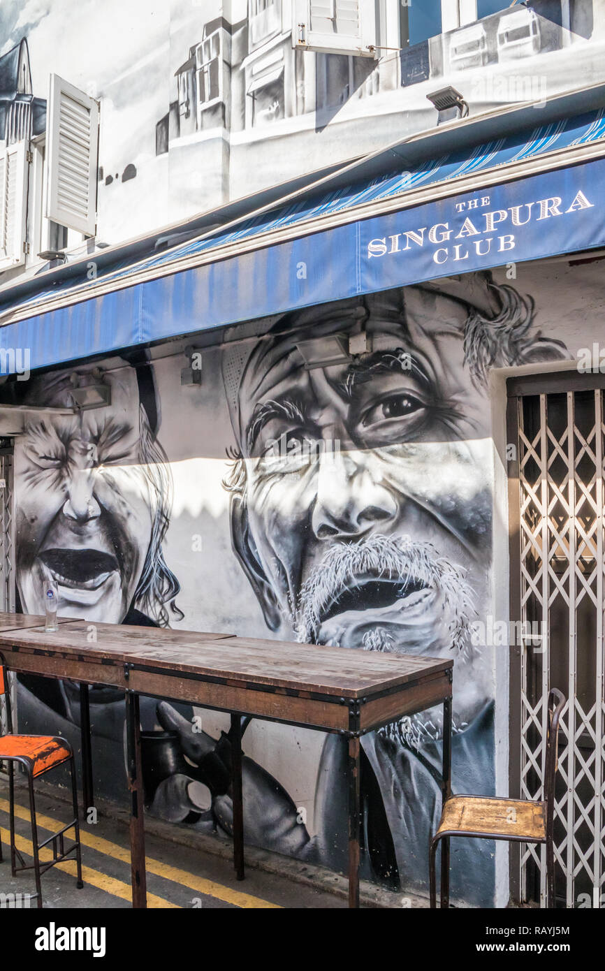 Murals on haji lane hi-res stock photography and images - Alamy