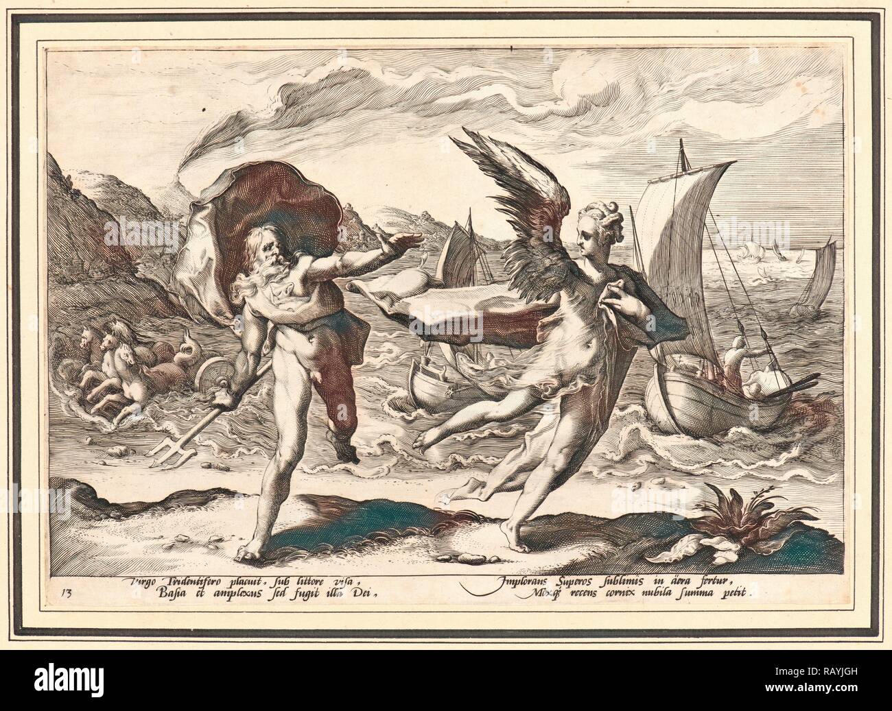 Coronis changed into a crow hi-res stock photography and images - Alamy