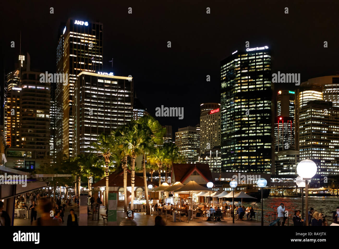 Sydney at night Stock Photo - Alamy