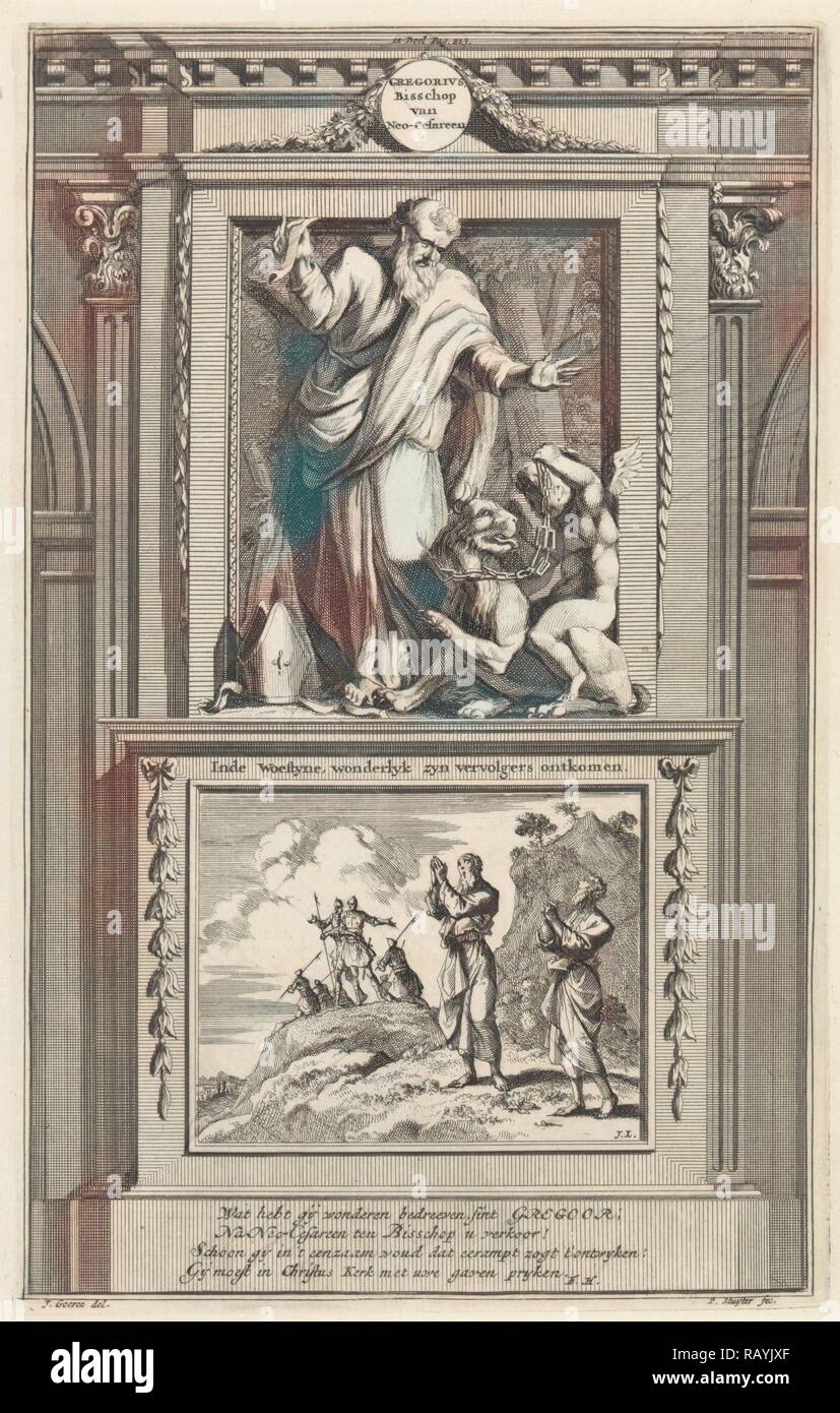 H. Gregory of Nyssa, church father, Jan Luyken, Zacharias Chatelain (II ...