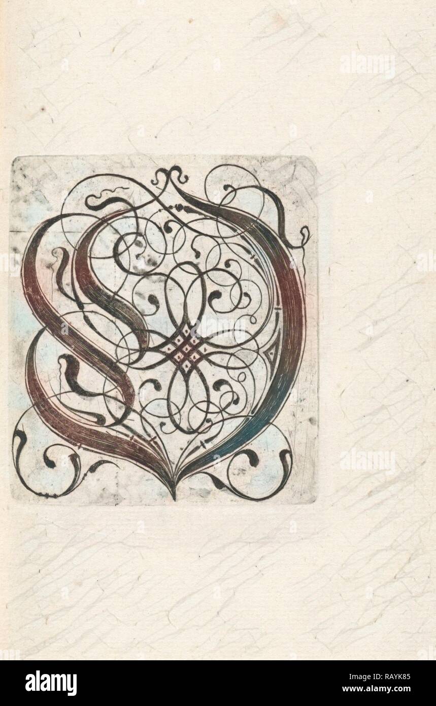 Letter O, Anonymous, c. 1600 - c. 1699. Reimagined by Gibon. Classic art with a modern twist ...